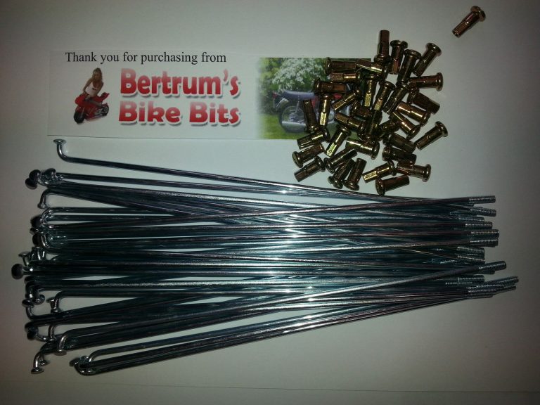 NEW Raleigh Runabout rear wheel SPOKE AND NIPPLE SET - Bertrum's Bike Bits